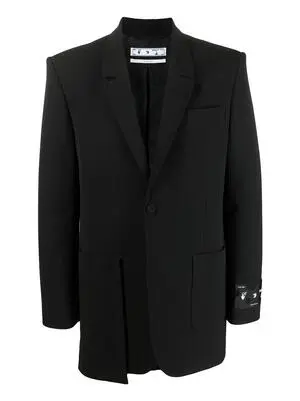 Off-White Pocket-detail Blazer - Black