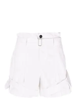 DIESEL® Paperbag-waist Shorts - White