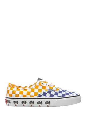 VANS Authentic Sidewall Palm Trees Sneakers - Yellow