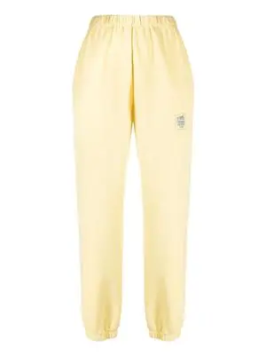 Opening Ceremony Warped Logo-print Track Pants - Yellow
