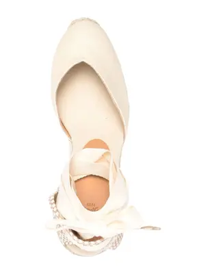 CASTAÑER Castañer Tie-Fastening Wedge Sandals