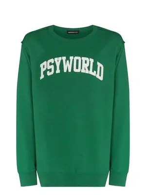 Undercover Psyworld Crew-neck Sweatshirt - Green