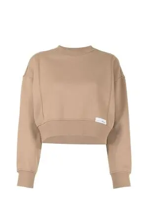 3.1 Phillip Lim Everyday Terry Cropped Sweatshirt - Neutrals