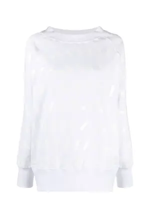 MAISON MARGIELA Maison Margiela Tape Print Sweatshirt