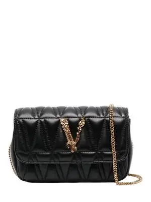 Versace Virtus Mini Bag - Black