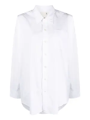 R13 Patch-pocket Shirt - White