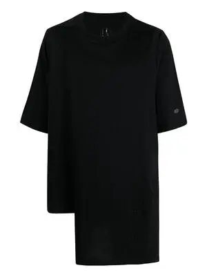 Rick Owens Asymmetric Short-sleeved T-shirt - Black