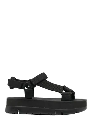 Camper Oruga Up Platform Sandals - Black