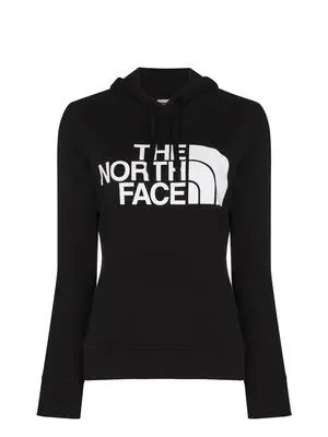 The North Face Logo-print Hoodie - Black
