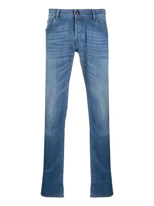 HANDPICKED Orvieto Slim-fit Jeans - Blue
