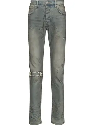 PURPLE BRAND Distressed-look Jeans - Blue