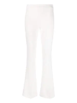 BLANCA VITA High-waisted Flared Trousers - White
