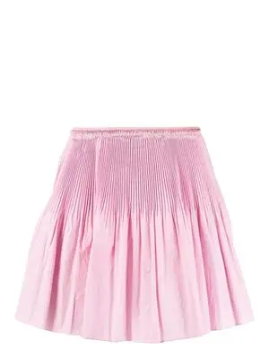 Red Valentino Pleated A-line Skirt - Pink