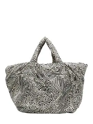 10 CORSO COMO Floral-print Pouffy Tote Bag - Neutrals