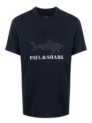 Paul & Shark Logo-print T-shirt - Blue
