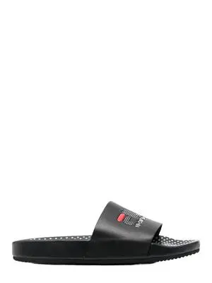 10 CORSO COMO X Fila Polka-dot Slides - Black