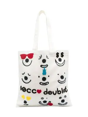 10 CORSO COMO Smile-print Tote Bag - White