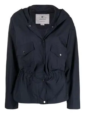 Woolrich Hooded Drawstring Jacket - Blue
