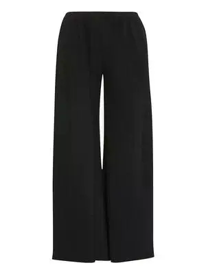 THE ROW Gala Wide-leg Crepe Pants - Black