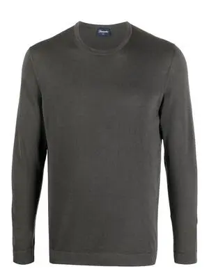 DRUMOHR Crew-neck Long-sleeved Top - Grey