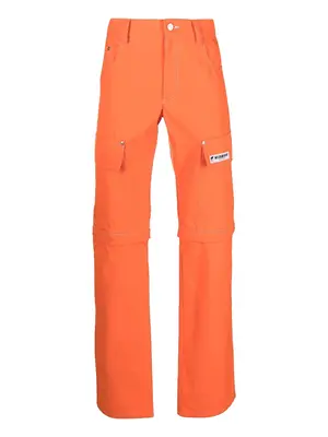 MISBHV Logo Straight-leg Trousers - Orange