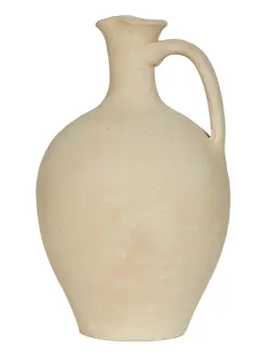 OLIVE ATELIERS Pinch Neck Ceramic Vase - Natural
