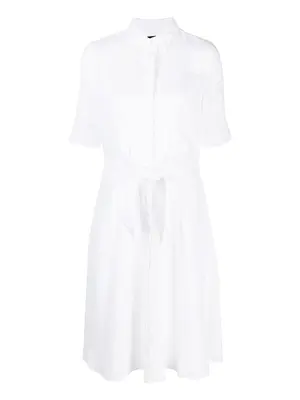Ralph Lauren Wakana Crop-sleeve Shirt - White