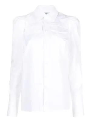 Dice Kayek Cotton Poplin Shirt - White