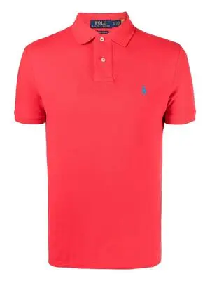 Polo Ralph Lauren Embroidered Logo Polo Shirt - Red