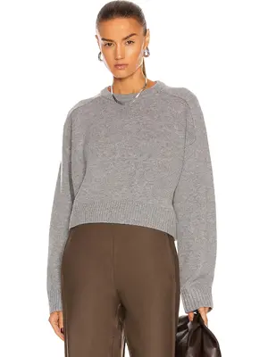 Loulou De Saison Loulou De Saison Bruzzi Sweater Grey Melange
