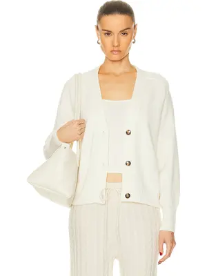 Loulou De Saison Zanzibar Heavy Knit Cardigan - Ivory