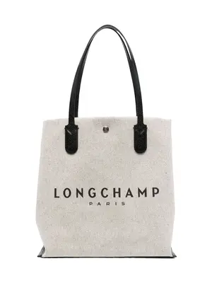Longchamp Logo-print Tote - Neutrals