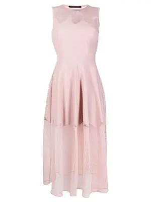 ANTONINO VALENTI Cut Out Detail Maxi Dress - Pink