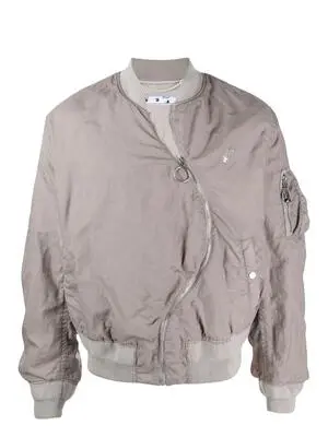 Off-White Bomber Jacket - Grey