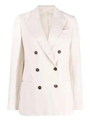 BRUNELLO CUCINELLI Double-breasted Peacoat
