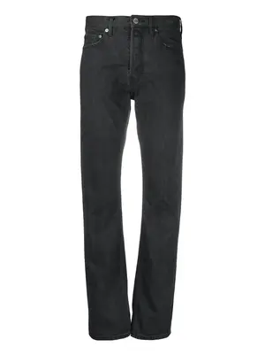 AMBUSH High-rise Straight Leg Jeans - Black
