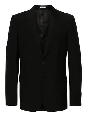 Alexander McQueen Single-breasted Suit Jacket - Black