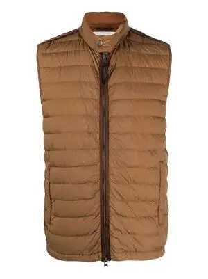 Woolrich Padded Zip-up Gilet - Brown