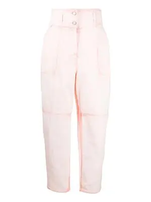 Alberta Ferretti Sky Dye Five-pocket Trousers - Pink