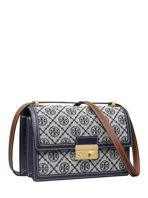 Tory Burch T Monogram Shoulder Bag - Tory Navy