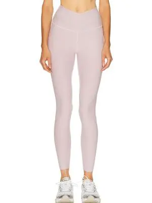 Beyond Yoga At Your Leisure Legging - Blush Blooms Heather