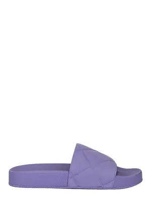 Bottega Veneta Rubber Slides - Lavender