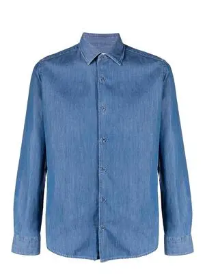 Altea Button-up Denim Shirt - Blue