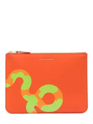 Comme Des Garçons Ruby Eyes Card Holder - Orange