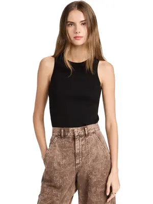 Citizens Of Humanity Isabel Rib Tank - Black