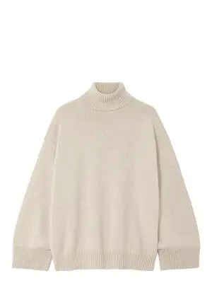 Brunello Cucinelli Cashmere Turtleneck Sweater - Neutrals