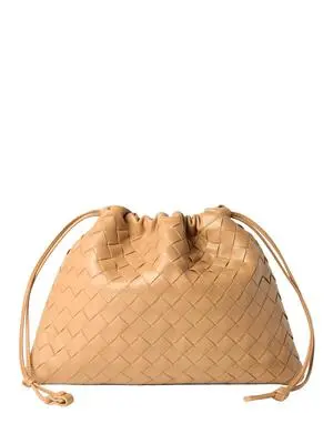 Bottega Veneta Intrecciato Leather Pouch - Neutrals