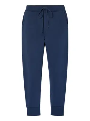 NILI LOTAN Nili Lotan Nolan Cropped Track Pants Blue