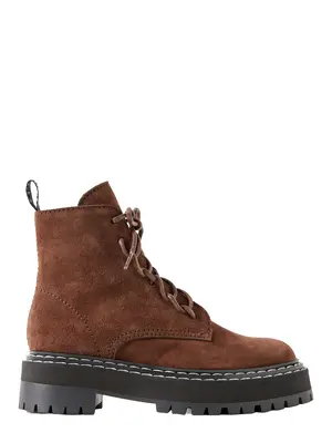 Proenza Schouler Proenza Schouler Suede Ankle Boots Brown