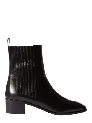 AeydĒ Neil Leather Chelsea Boots - Black
